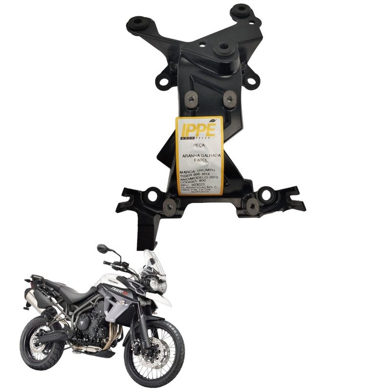 Aranha Galhada Farol Triumph Tiger 800xcx